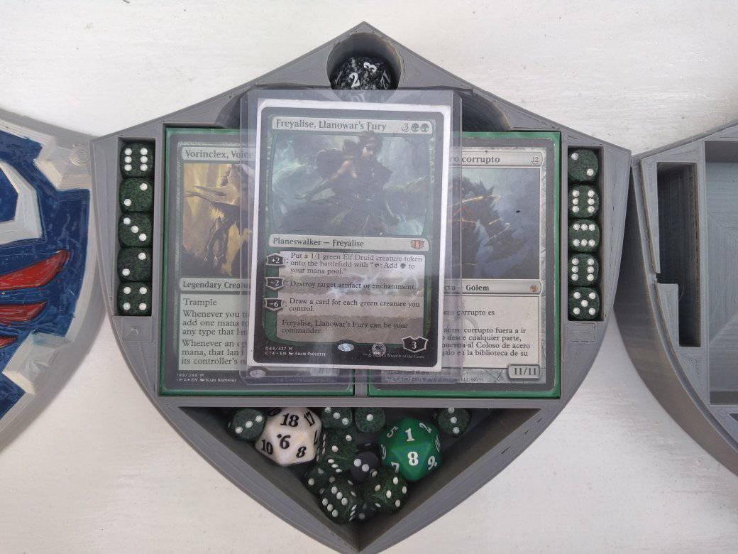 STL file HYRULE DECK BOX MTG・3D printing model to download・Cults