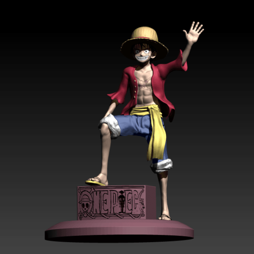 One Piece Luffy Pose