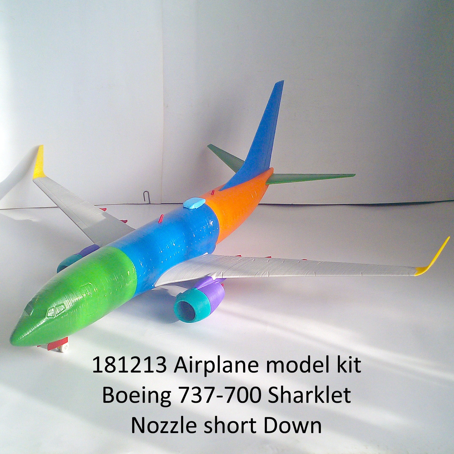 Download STL file 181213 Boeing 737-700 Sharklet Down • 3D printable ...