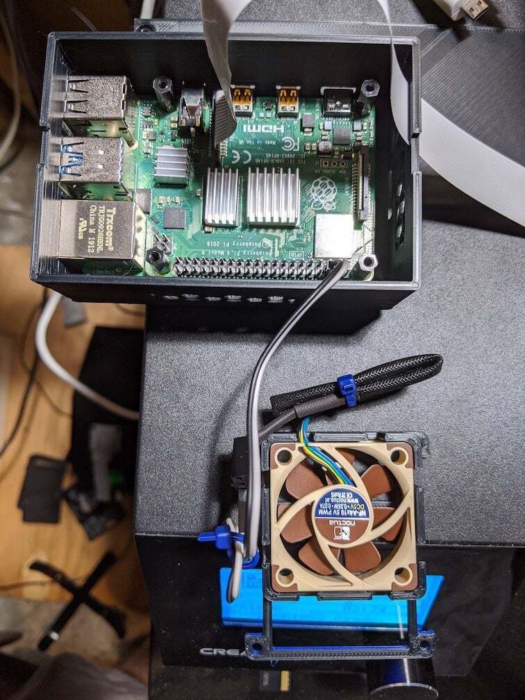 Free STL file Raspberry Pi 4B case with Fan mount・3D printable model to ...