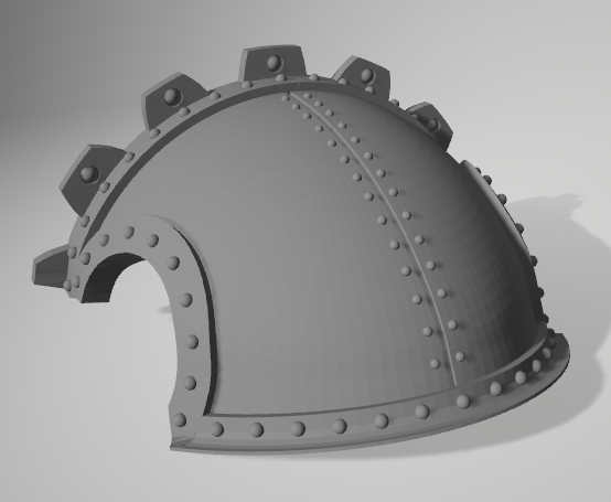 3D file Mini Imperial Robot Alternate Shoulder Plates・3D printer design to download・Cults