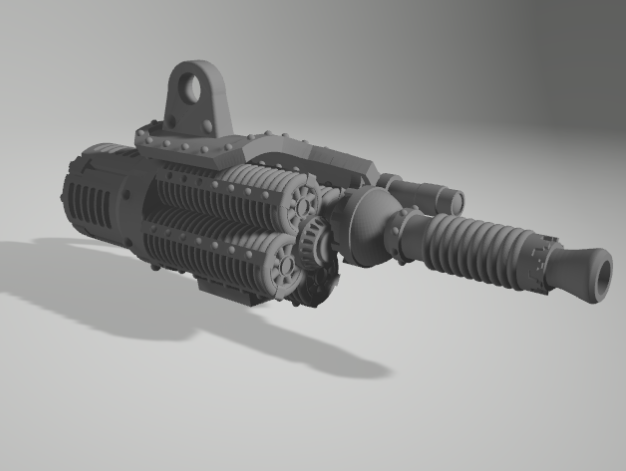 STL file Mini Imperial Robot Thunder Gun・3D printable model to download ...