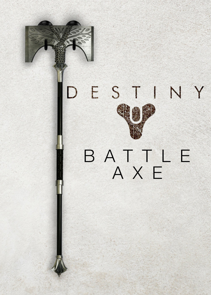 Free STL file Destiny Battle Axe 🪓・3D printable object to download・Cults