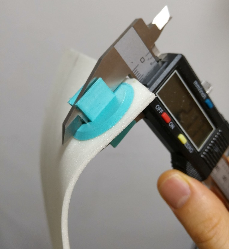 Free 3D file Customizable caliper adapter for soft materials (easier ...