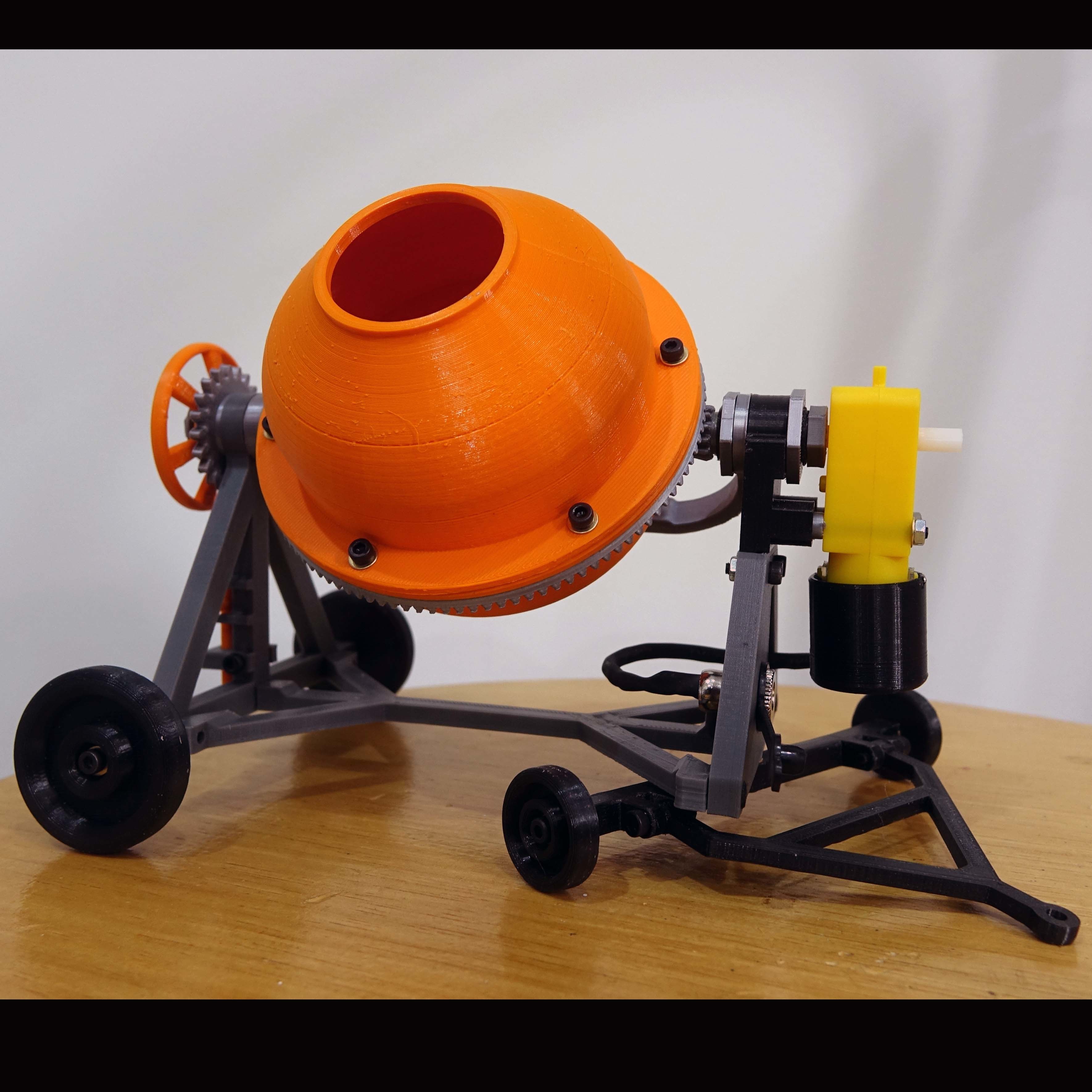3D printer concrete mixer 3D printed • made with Ender 3 pro・Cults