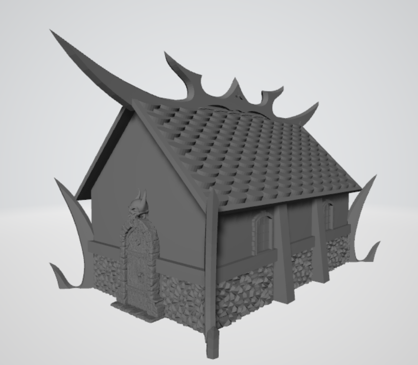 Free STL file Dark Elf House for Warhammer・3D printer design to ...