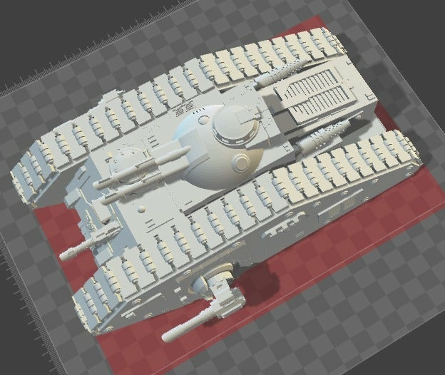 Free STL file Legion Cador Pattern Tank (30k/40k Proxy) 🪖・3D printable ...