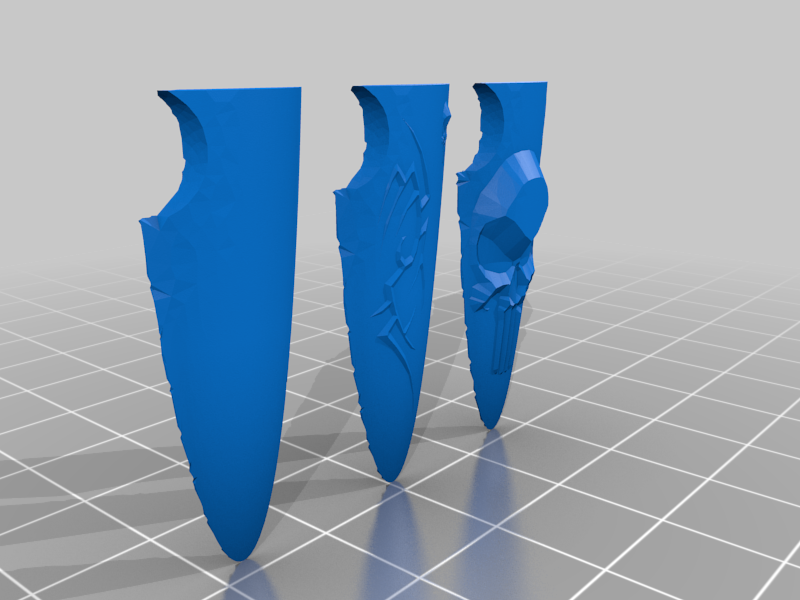 Free STL file Dark Elf Shields for Warhammer・3D printer design to ...