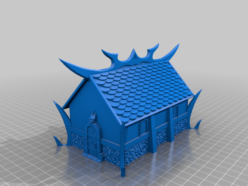Free STL file Dark Elf House for Warhammer・3D printer design to ...
