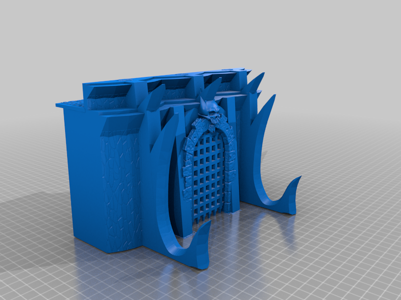 Free STL file Dark Elf Gate for Warhammer 🧝・3D printer design to ...