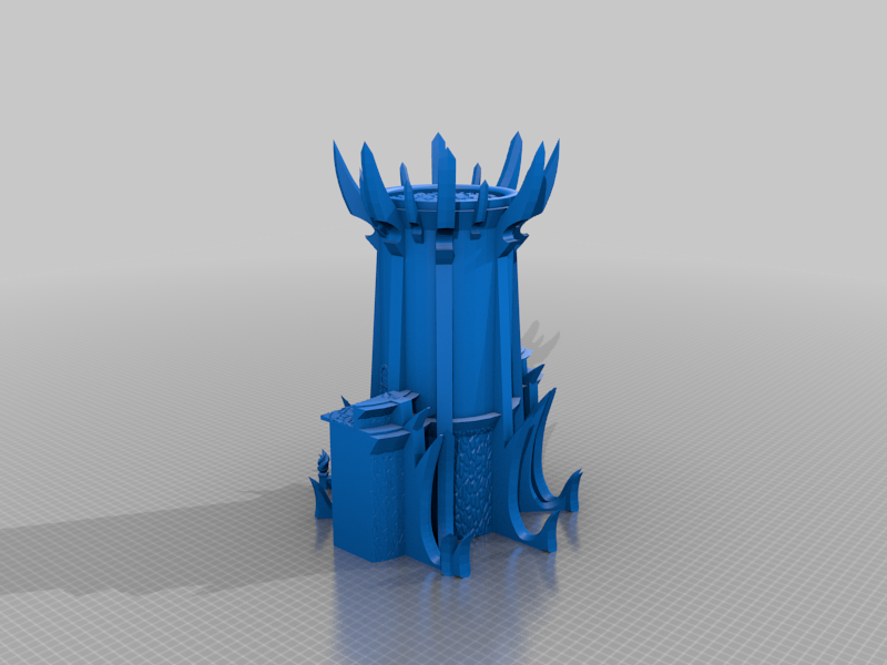 Free STL file Dark Elf Castle Walls for Warhammer・3D printer model to ...