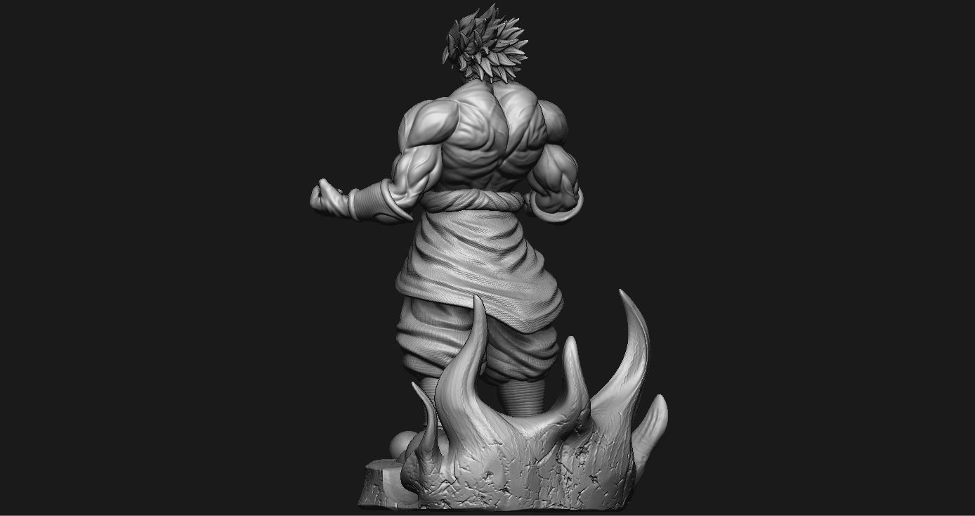 Free STL file Dragon Ball - Broly・3D printer model to download・Cults