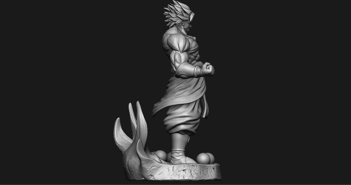 Free STL file Dragon Ball - Broly・3D printer model to download・Cults
