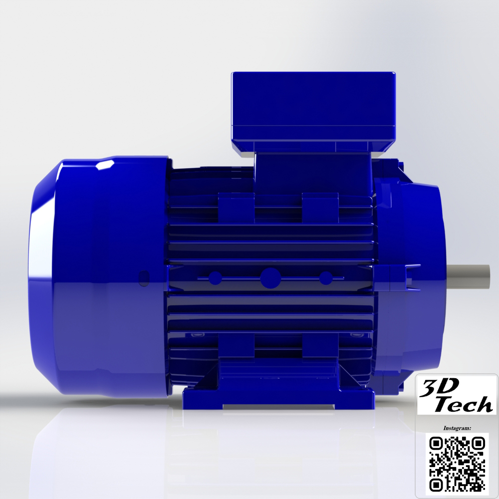 STL file 3 Phase Induction Motor 3D model 🔧・Template to download and 3D ...
