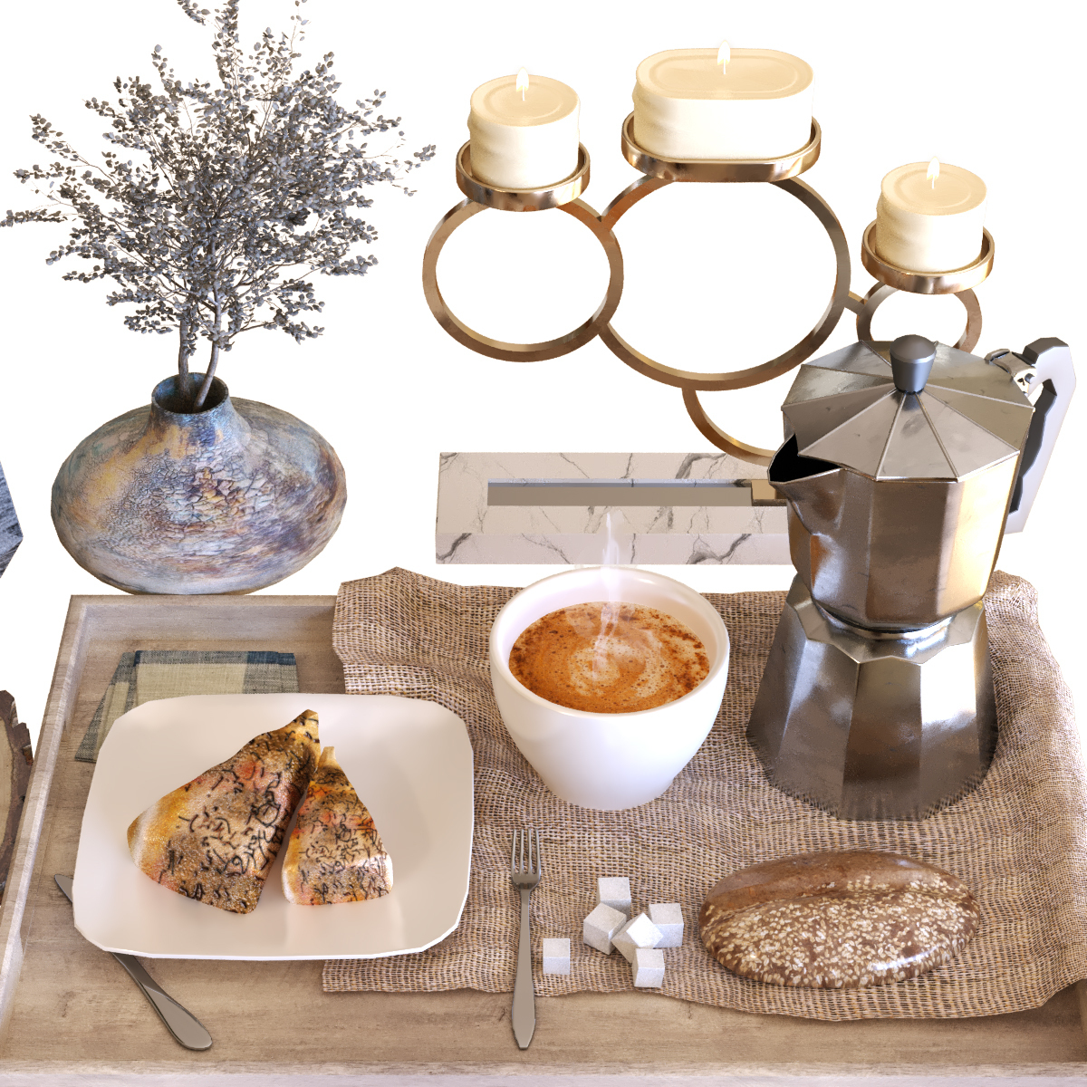 3D file breakfast table 004 🪵・3D printable design to download・Cults