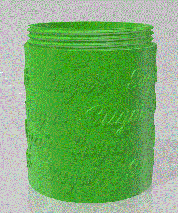 Free STL file YOUR Customised Glass Jar containment 🫙・3D printable ...