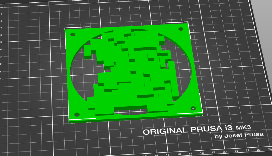 STL file 8-bit Link (Zelda) 120mm Fan Cover 🔗・3D printer design to ...