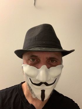 Free OBJ file V_for_Vendetta_mask_covid・Design to download and 3D print ...