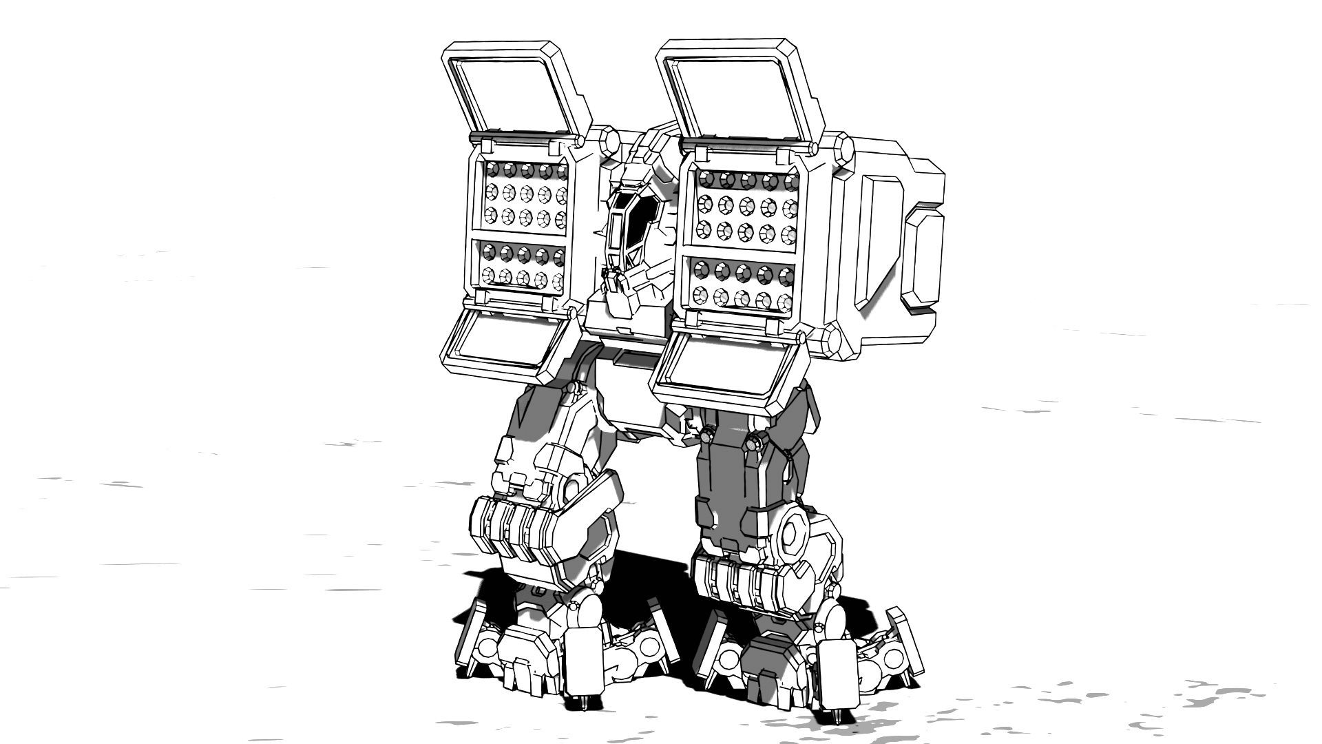 Fichier STL gratuit Anglais Bowman Mech・Modèle pour impression 3D à ...