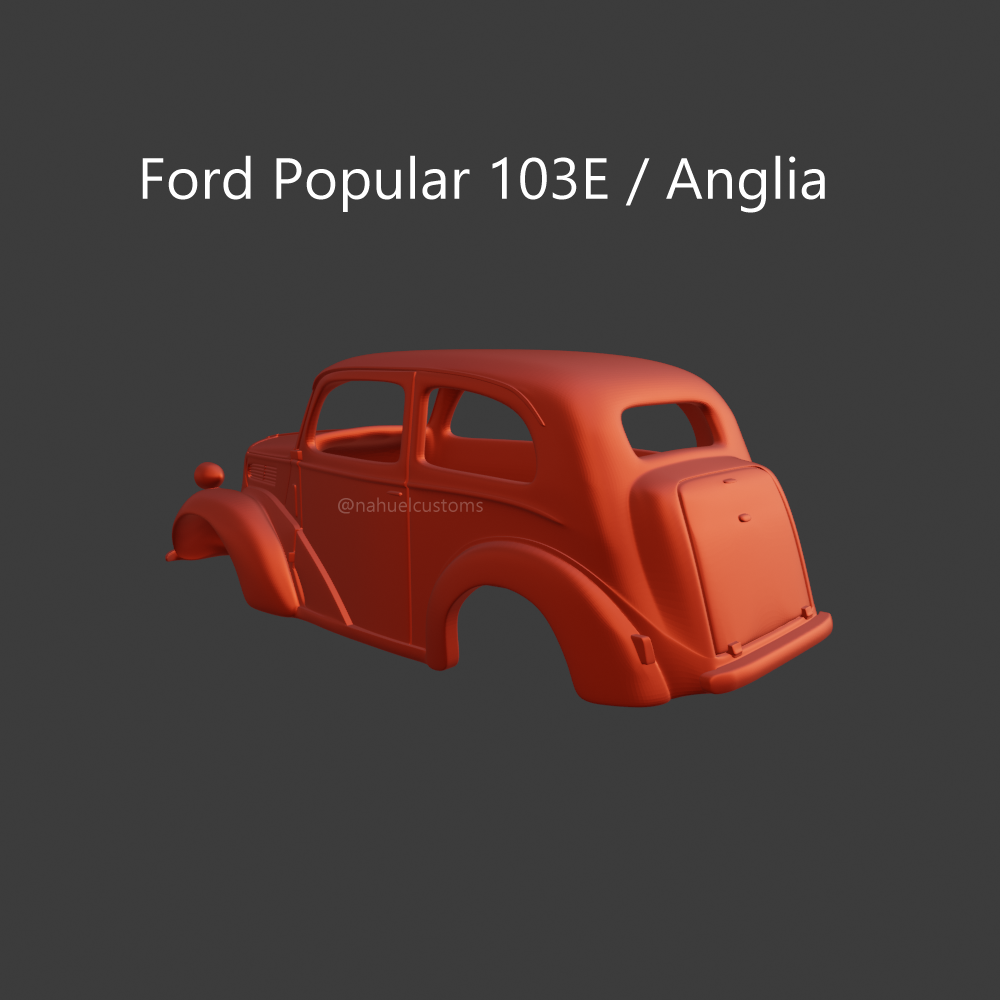 STL file Ford Anglia 103E / Popular - Car Body・3D printer model to ...