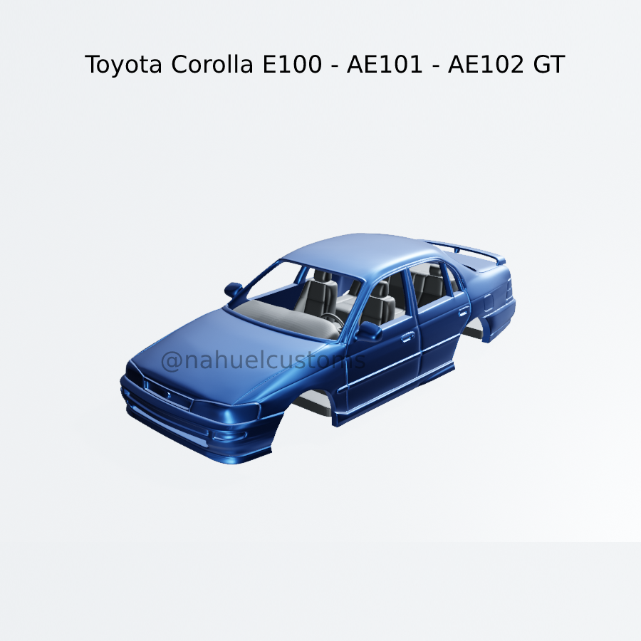 STL file Toyota Corolla E100 - AE101 - AE102 GT 🚗・3D print model to ...
