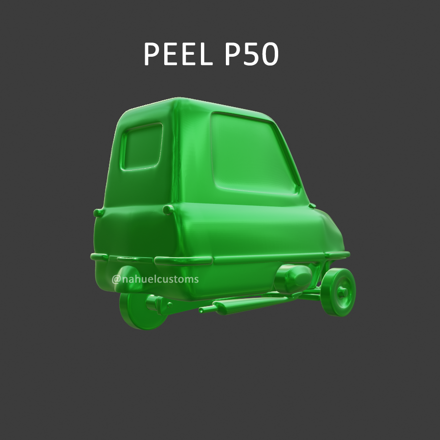 STL file Peel P50 - Microcar・3D printer design to download・Cults