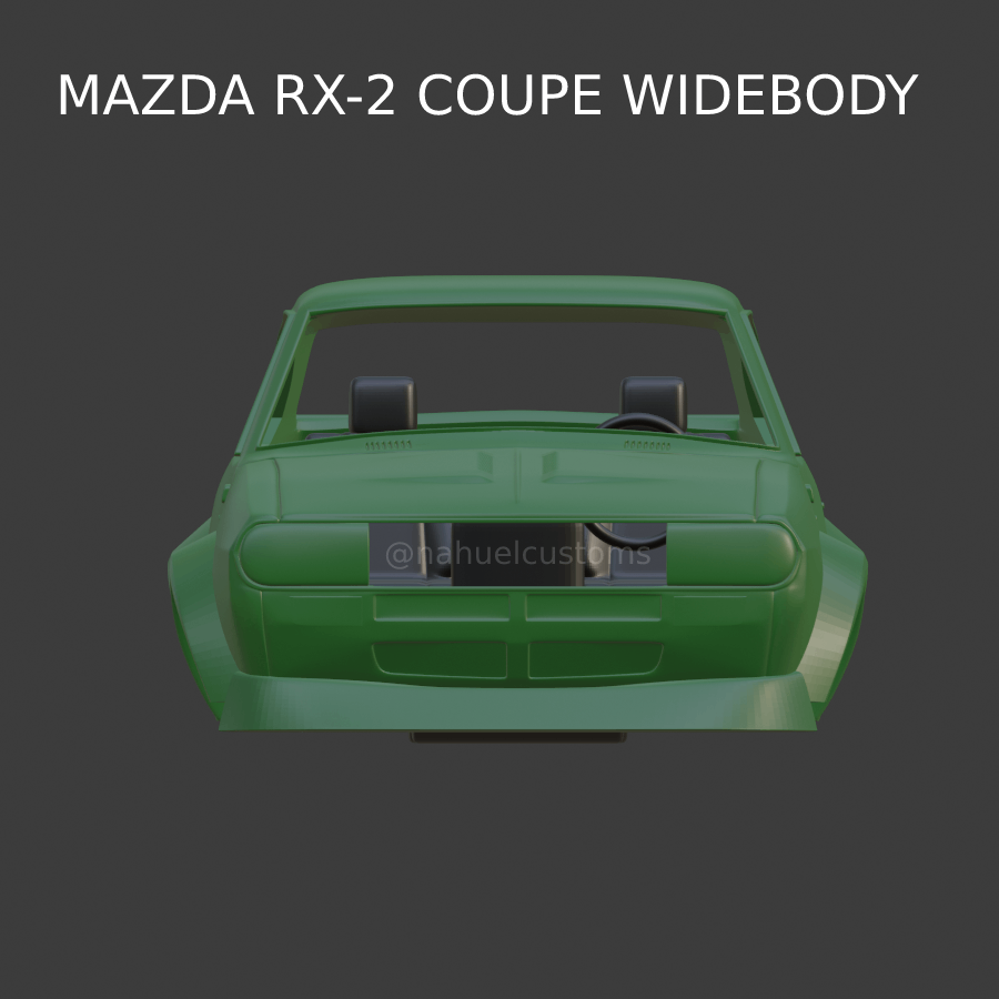 STL file Mazda RX-2 Coupe Widebody - RX2 - Car body・3D printer model to ...