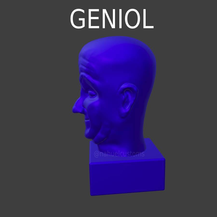 STL file Geniol Head・3D printer design to download・Cults
