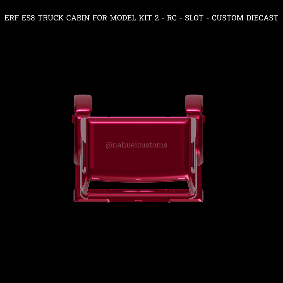 STL file ERF ES8 TRUCK CABIN FOR MODEL KIT 2 - RC - SLOT - CUSTOM ...