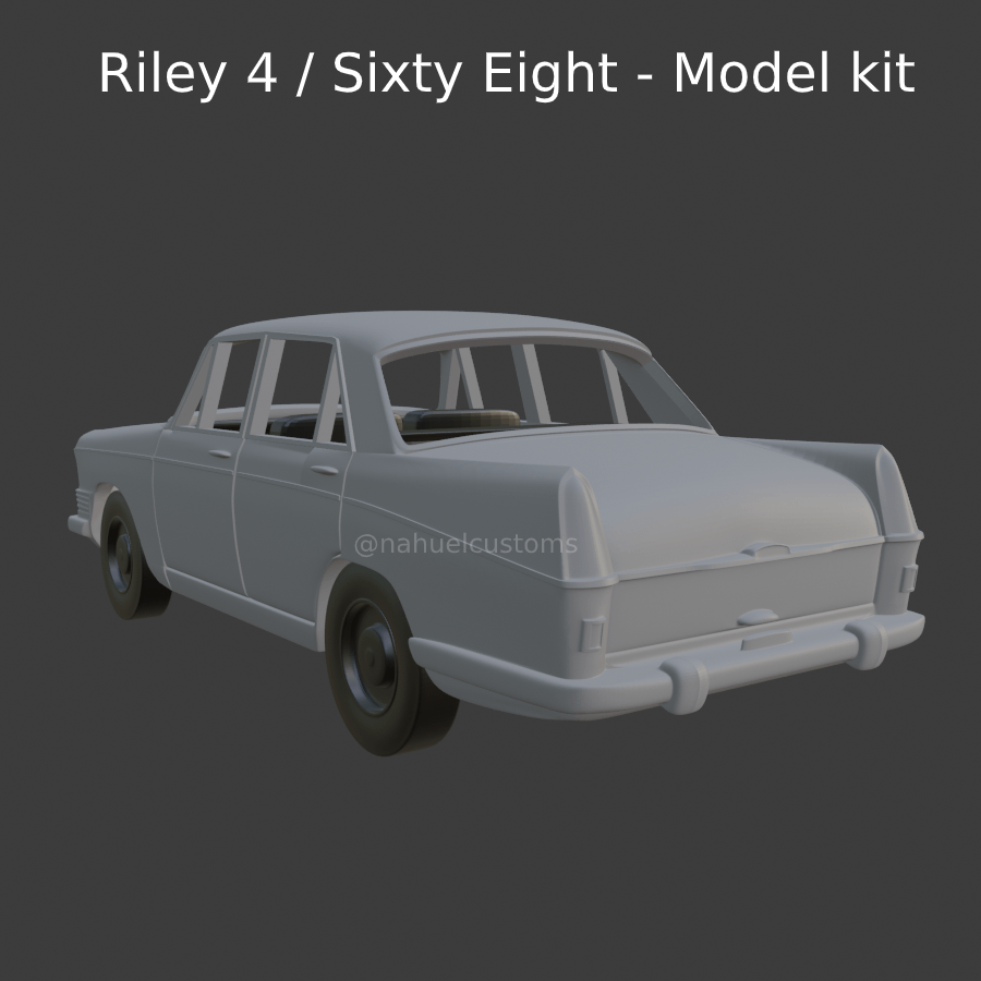 Archivo STL Riley 4 / Sixty Eight - Model kit・Modelo para descargar e ...