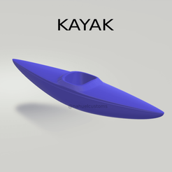 STL files for 3D printer Kayak ・ Cults