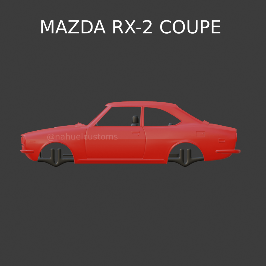 STL file Mazda RX-2 Coupe - RX2 -- Car body 🚗・3D printing model to ...