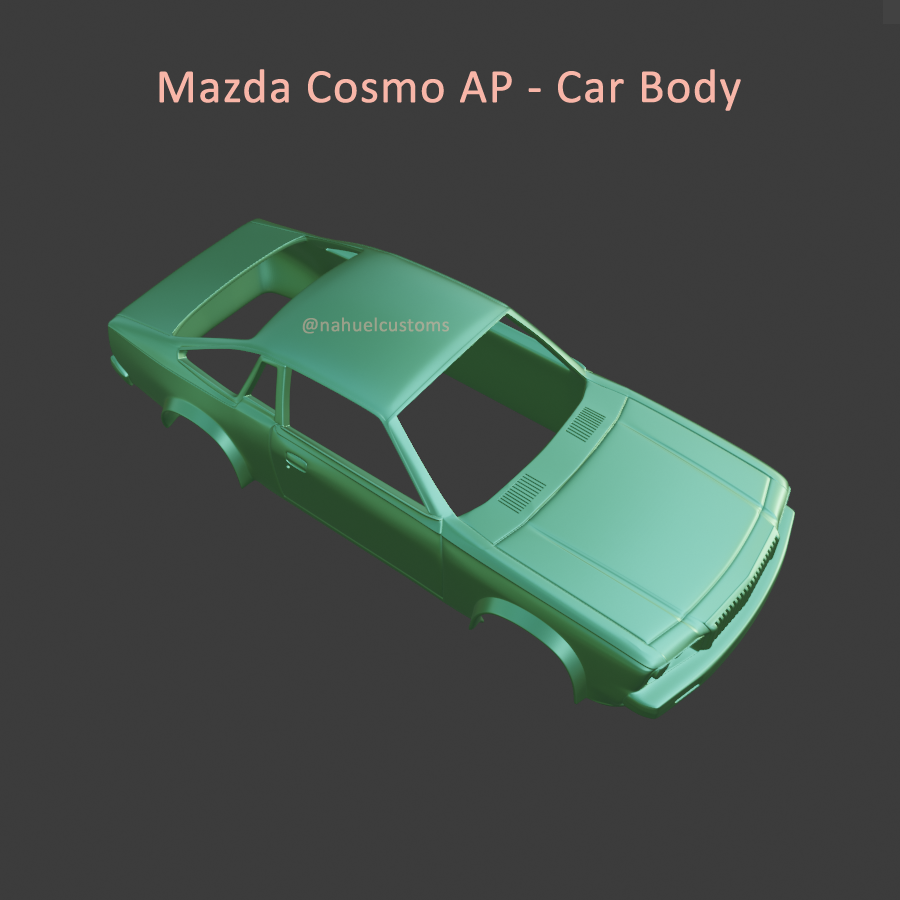 STL file Mazda Cosmo AP - Car Body・Model to download and 3D print・Cults