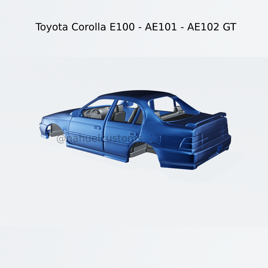 STL file Toyota Corolla E100 - AE101 - AE102 GT 🚗・3D print model to ...