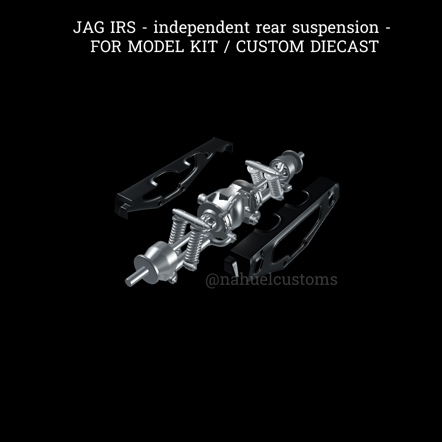 STL file JAG IRS - independent rear suspension - FOR MODEL KIT / CUSTOM ...