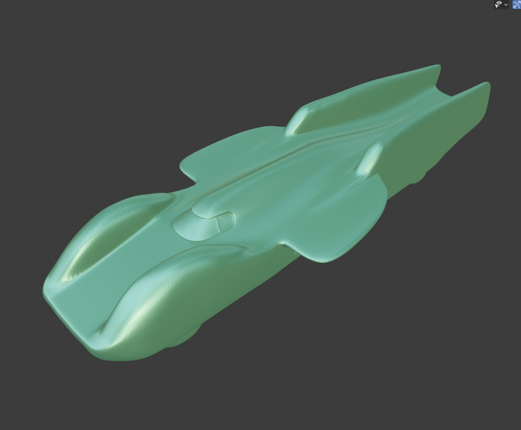 STL file Mercedes Benz T80 - Record Car・3D printable model to download ...