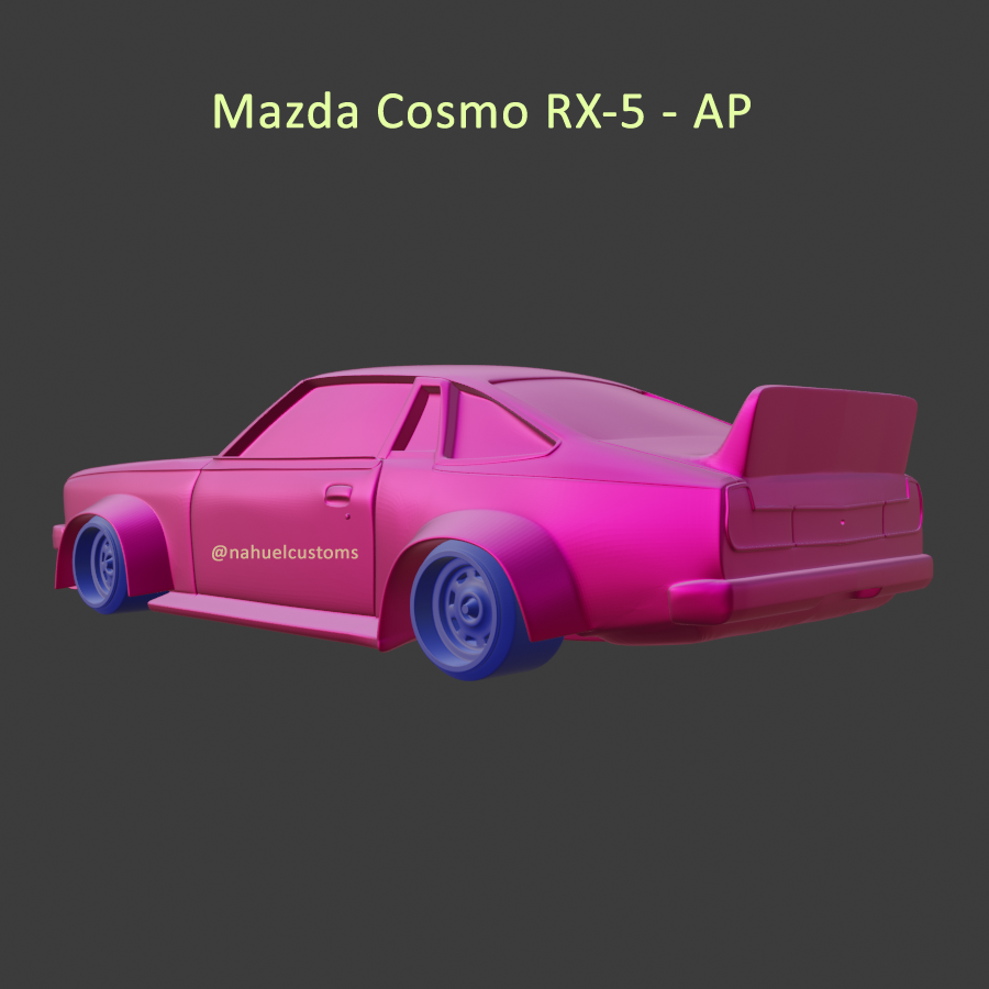 STL file Mazda Cosmo RX-5 AP・Model to download and 3D print・Cults