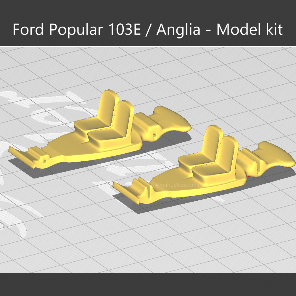 STL file Ford Anglia 103E / Popular - Model kit・3D print model to ...