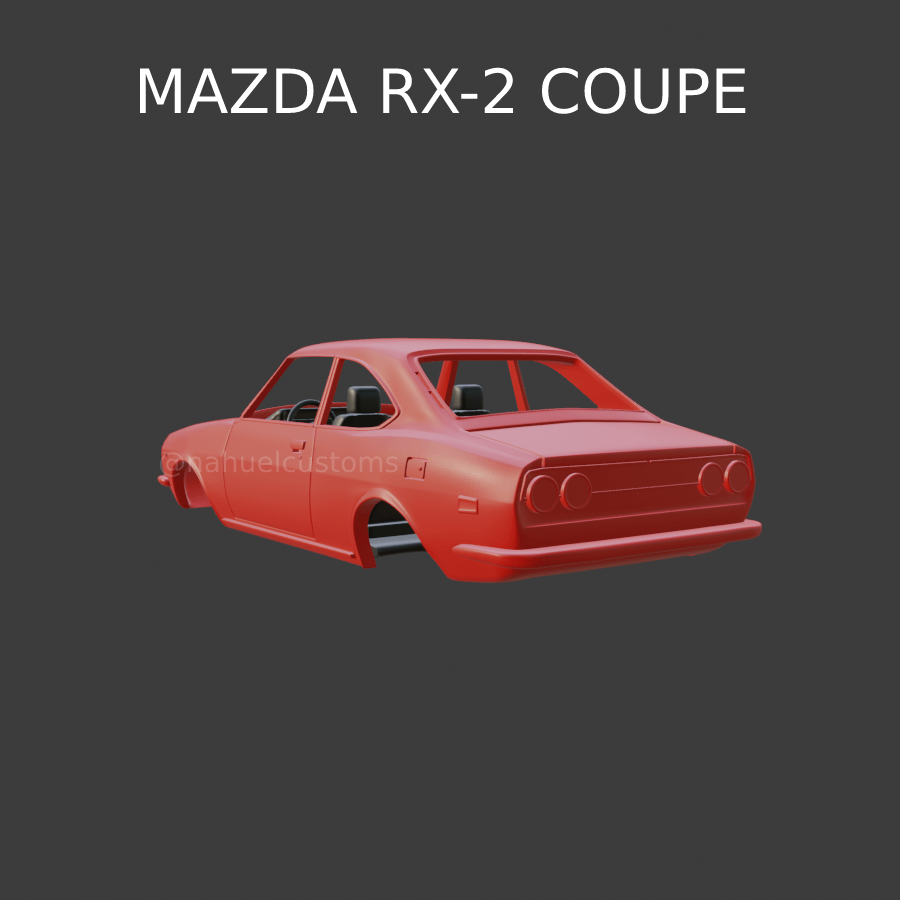 STL file Mazda RX-2 Coupe - RX2 -- Car body 🚗・3D printing model to ...