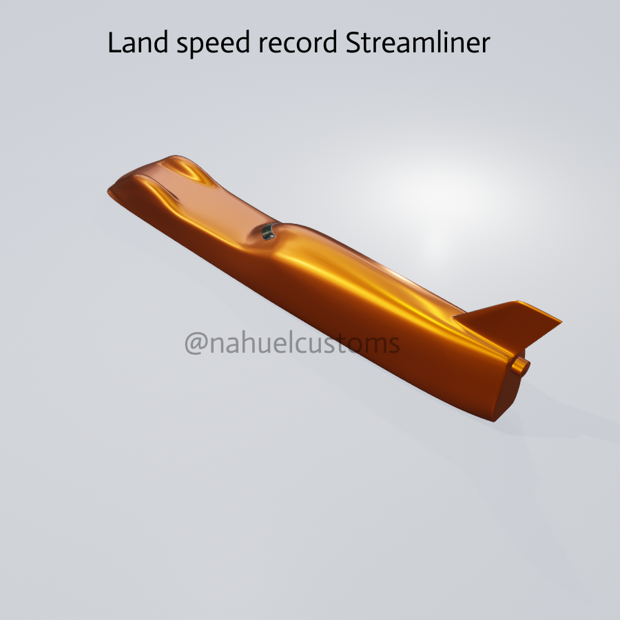 Free STL file Land speed record Streamliner・3D printable model to ...