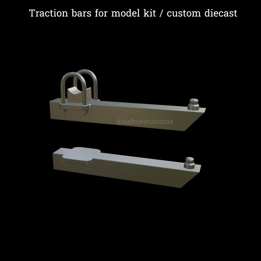 STL file Traction bars for model kit / custom diecast・Model to download ...
