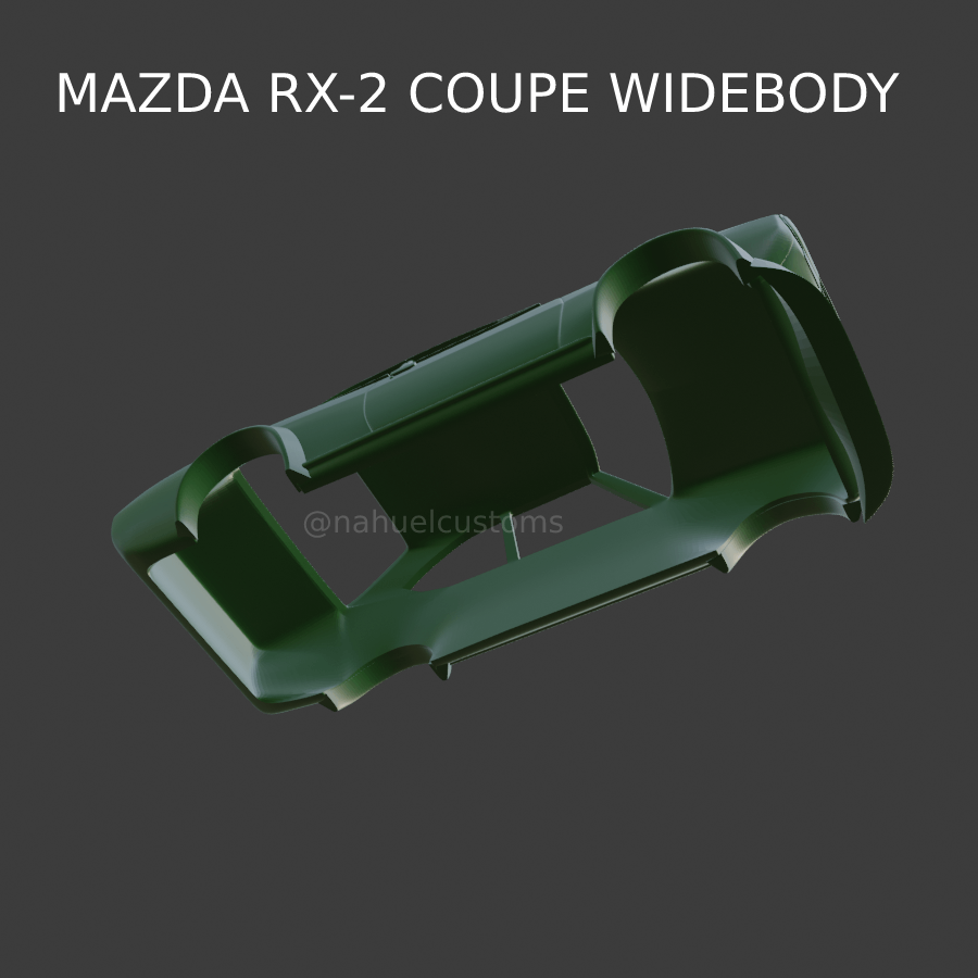 STL file Mazda RX-2 Coupe Widebody - RX2 - Car body・3D printer model to ...