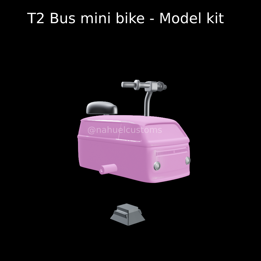 Archivo STL T2 Bus mini bike - Model kit・Modelo para descargar y ...
