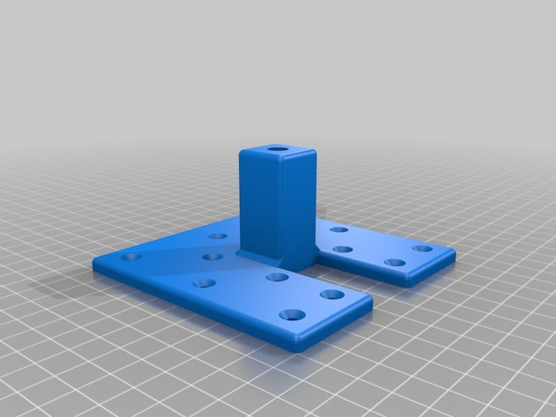 Download free STL file 25mm Square steel tube joiners and mounts • 3D ...