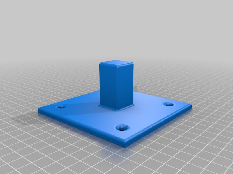 Download free STL file 25mm Square steel tube joiners and mounts • 3D ...