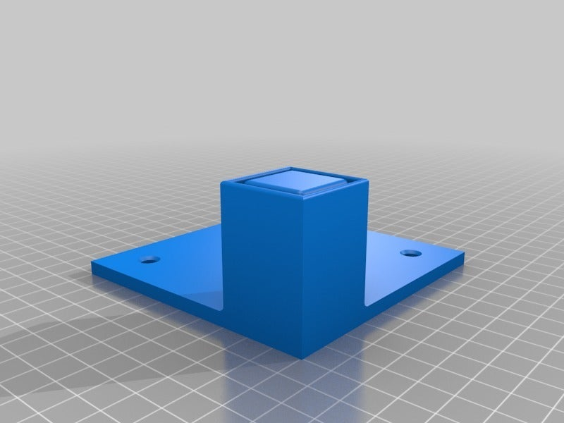 Download free STL file 25mm Square steel tube joiners and mounts • 3D ...