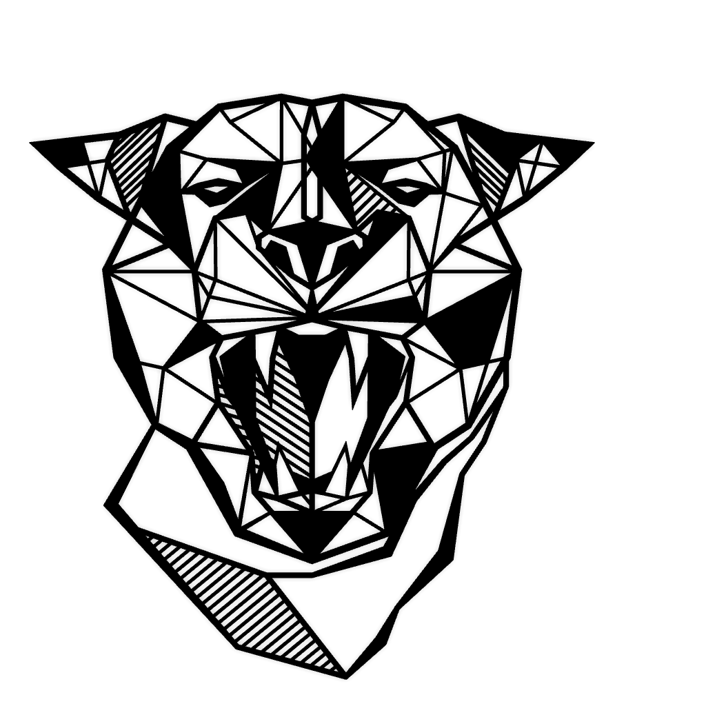 3D file Puma Head Sculpture Wall 2D・Template to download and 3D print・Cults