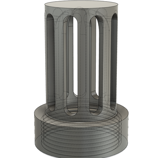 Download free STL file Basic filter adaptor for using Lay-Z-Spa filters ...