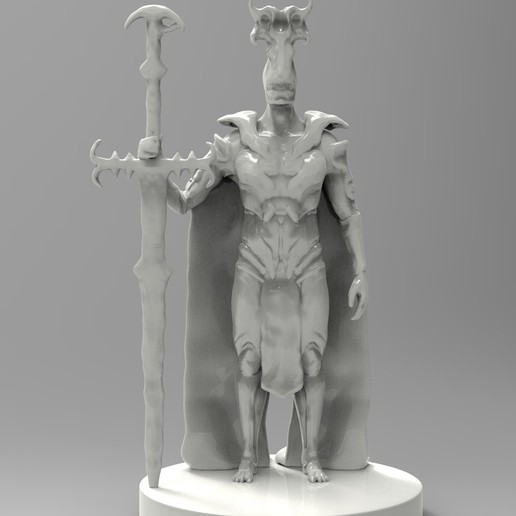 Download OBJ file Demon Knight • Model to 3D print ・ Cults