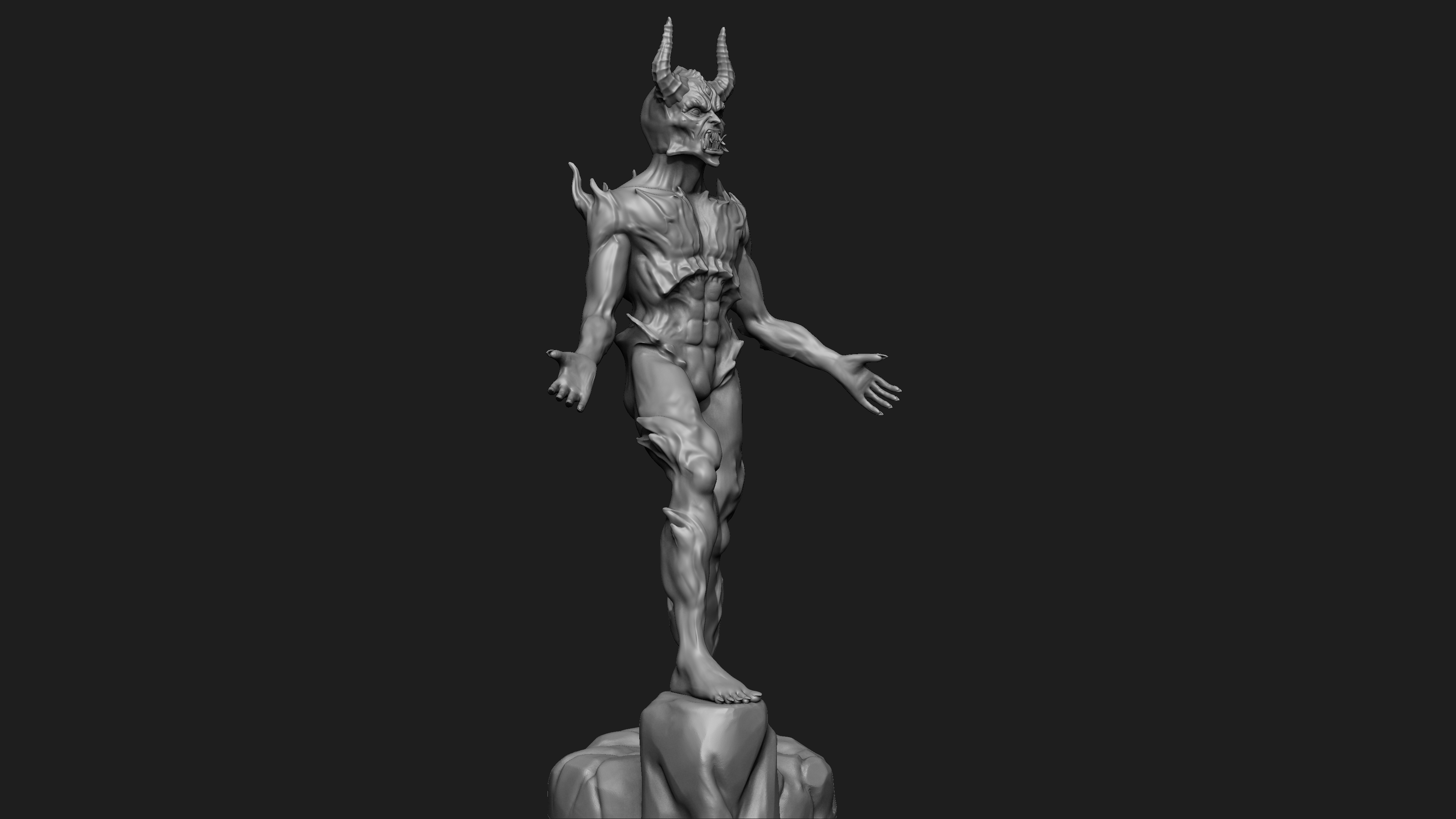 STL file Demon - 3D printing ready・3D printable design to download・Cults